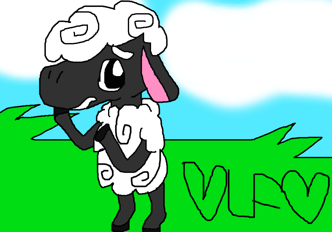 Drawing Of Wooly The Sheep Lamb By Laceypowerpuffgirl On Deviantart