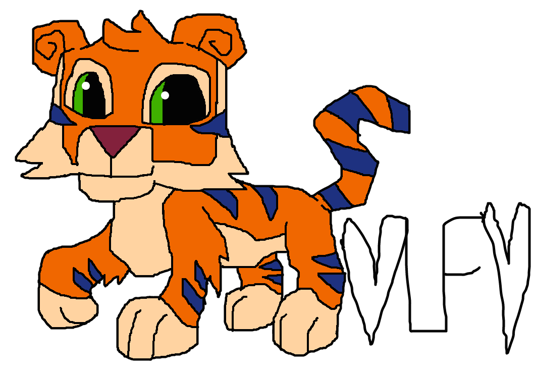 Just a Drawing of an Animal Jam Tiger by LaceyPowerPuffGirl on DeviantArt