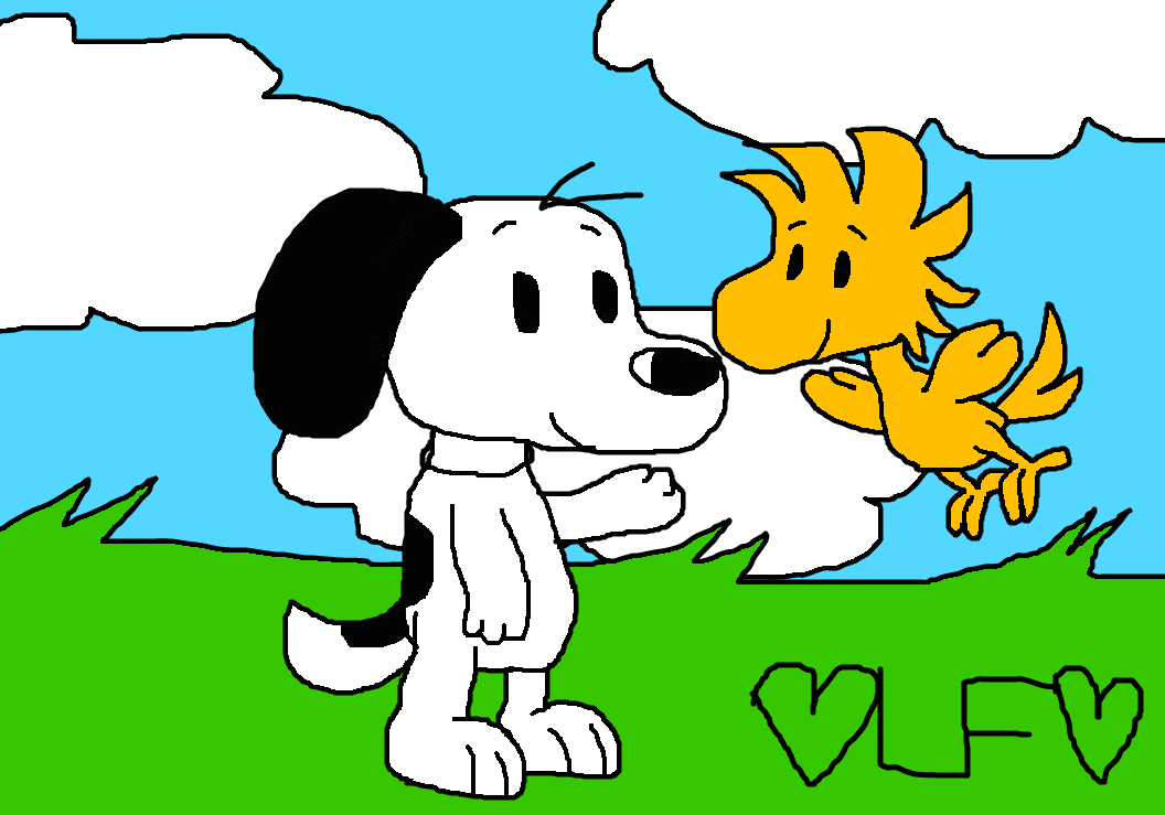 Cute Drawing of Snoopy and Woodstock by LaceyPowerPuffGirl on DeviantArt