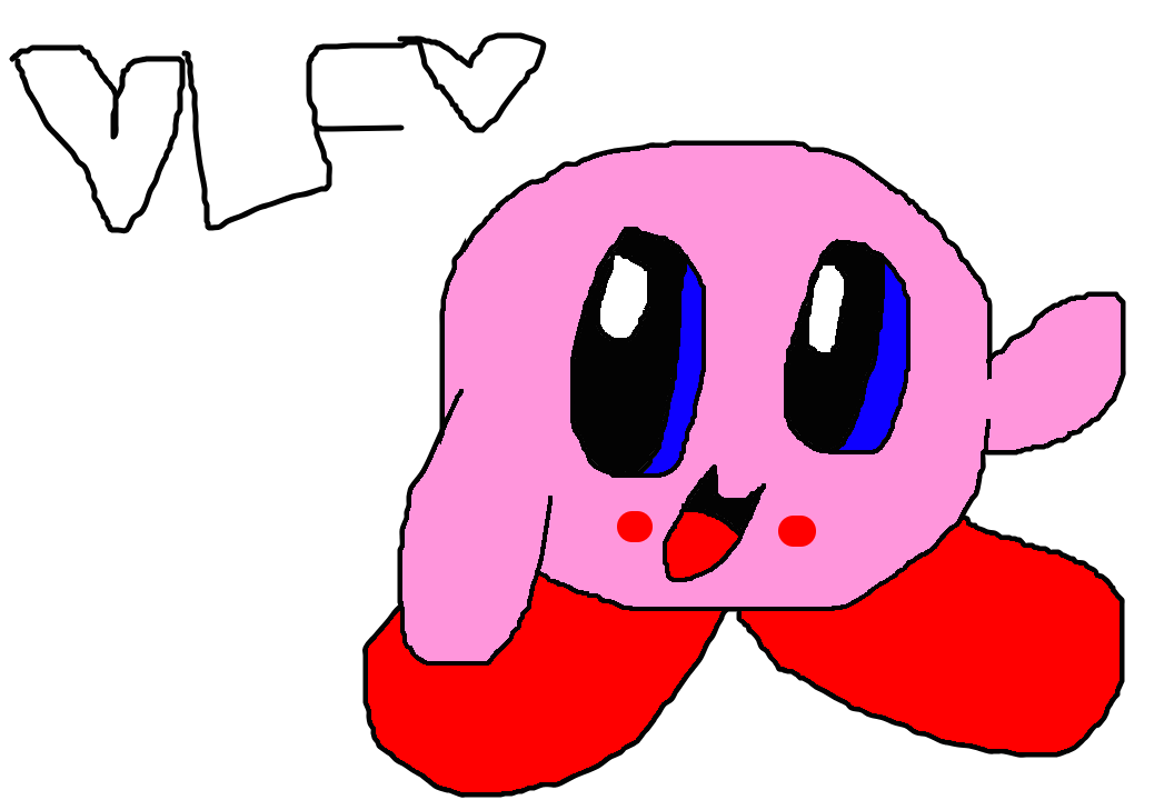 Drawing - Kirby by LaceyPowerPuffGirl on DeviantArt