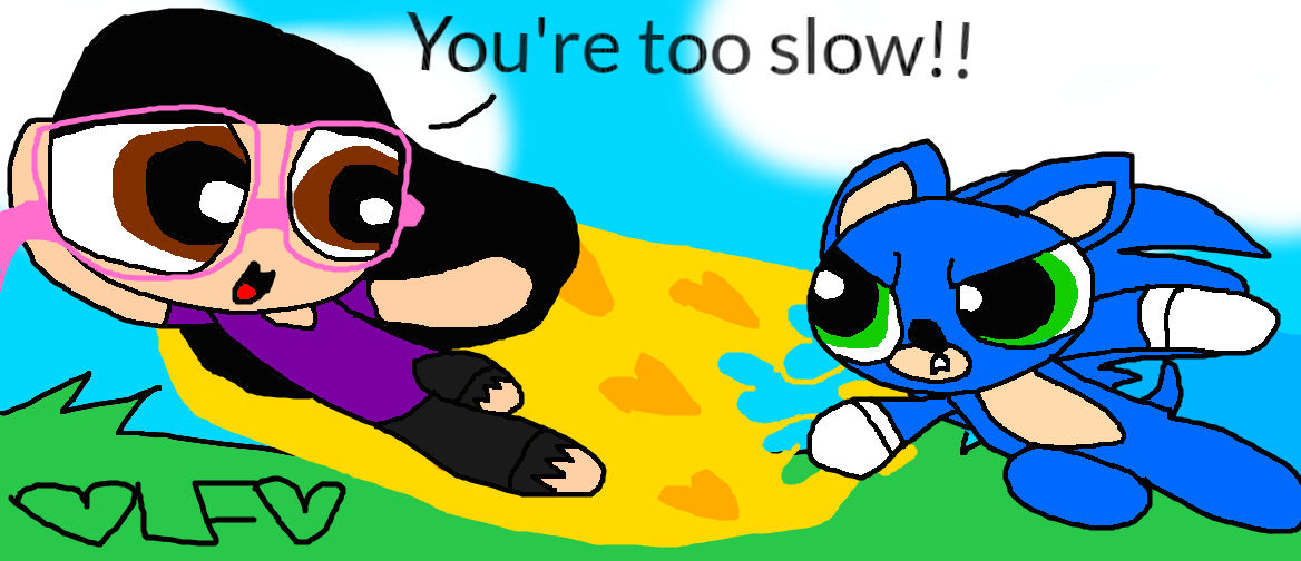 Sonic the Hedgehog x PowerPuff Girls Drawing by LaceyPowerPuffGirl on ...