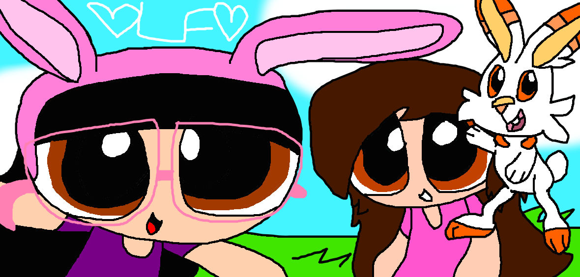Drawing - Easter Selfie! {Ft. Scorbunny} by LaceyPowerPuffGirl on ...