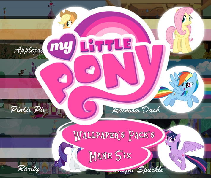 Mane 6 Wallpapers Packs 53 by murderess-asia on DeviantArt