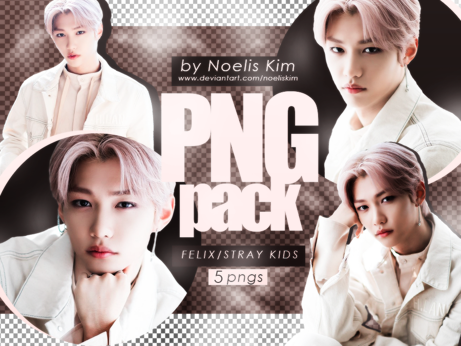 PNG pack Felix (Stray Kids) by NoelisKim by NoelisKim on DeviantArt