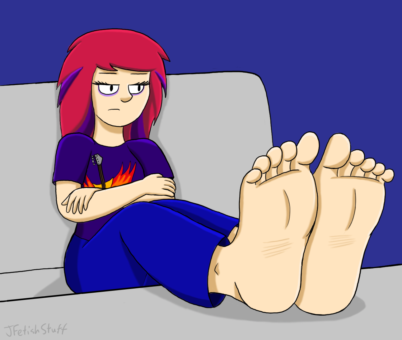 Rocker Girl Feet by ZRealms100 on DeviantArt