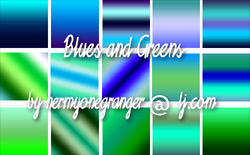 Blue and Green Gradients by hermyonegranger on DeviantArt