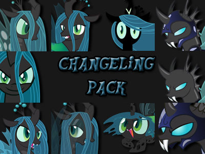 Custom MLP Icon Pack: Changeling Edition by tehAgg on DeviantArt