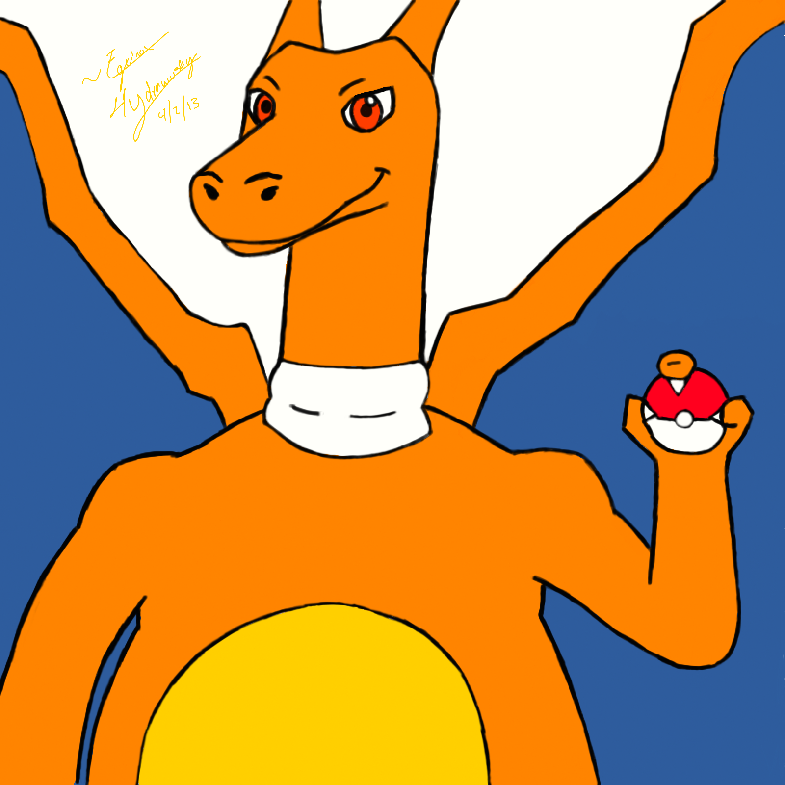 Pokemon Trainer Charizard by TribalWolfFurry on DeviantArt