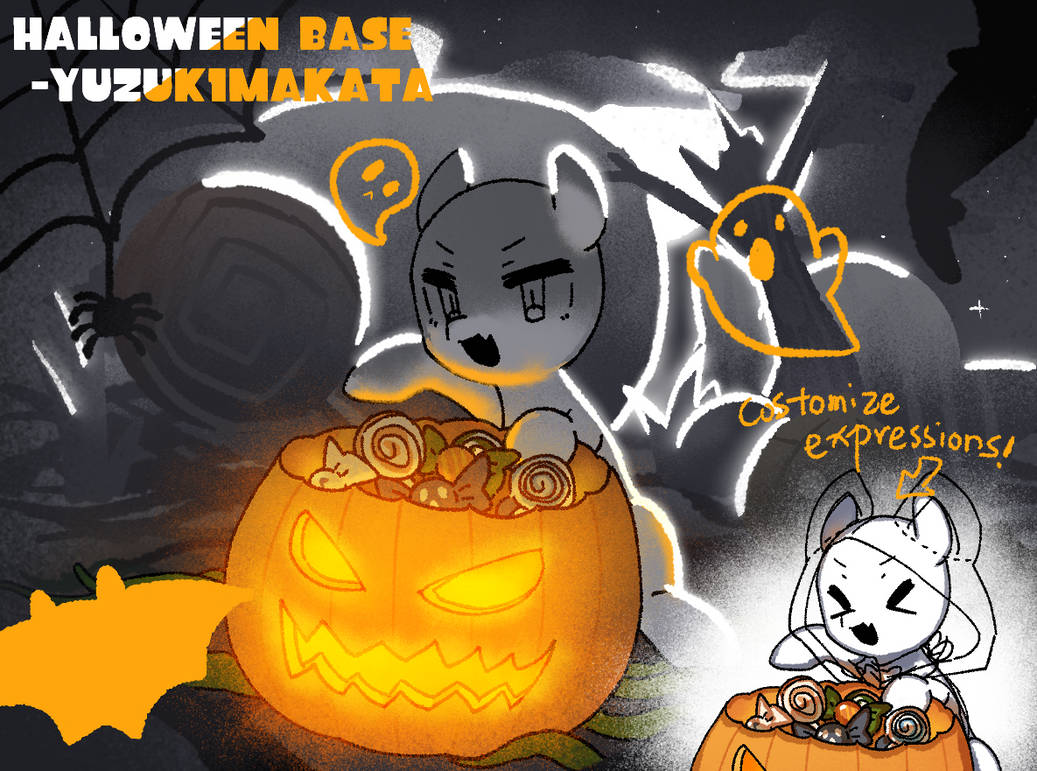 F2U halloween-themed base(psd only)ver.2 by YUZUK1MAKATA on DeviantArt