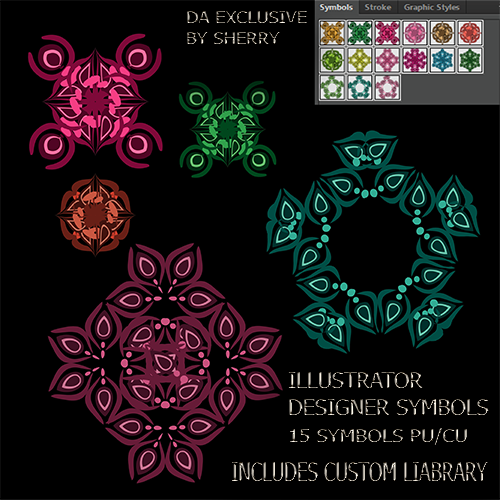 ILLUSTRATOR DESIGNER SYMBOLS SET by Sherry by BABI40 on DeviantArt