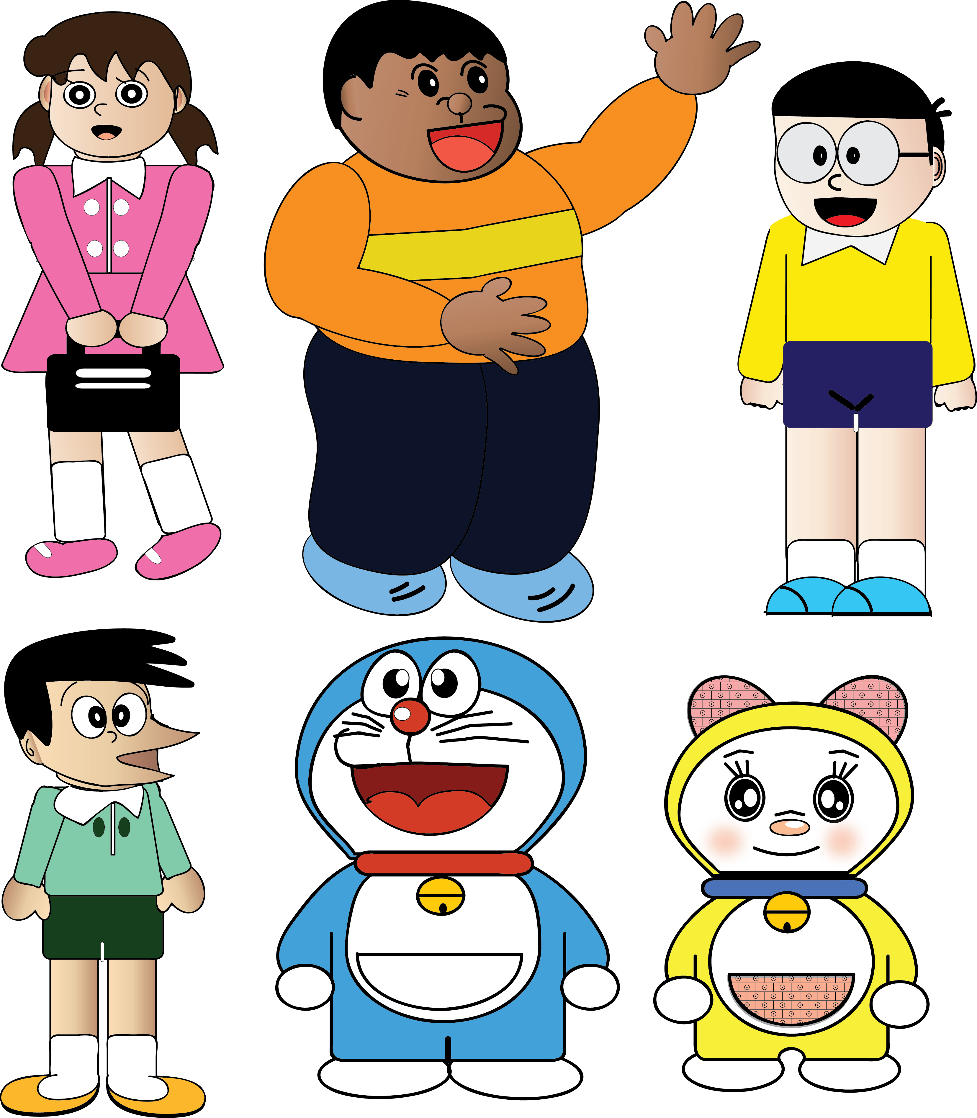DoraemonTeam Vector and Png. by BABI40 on DeviantArt
