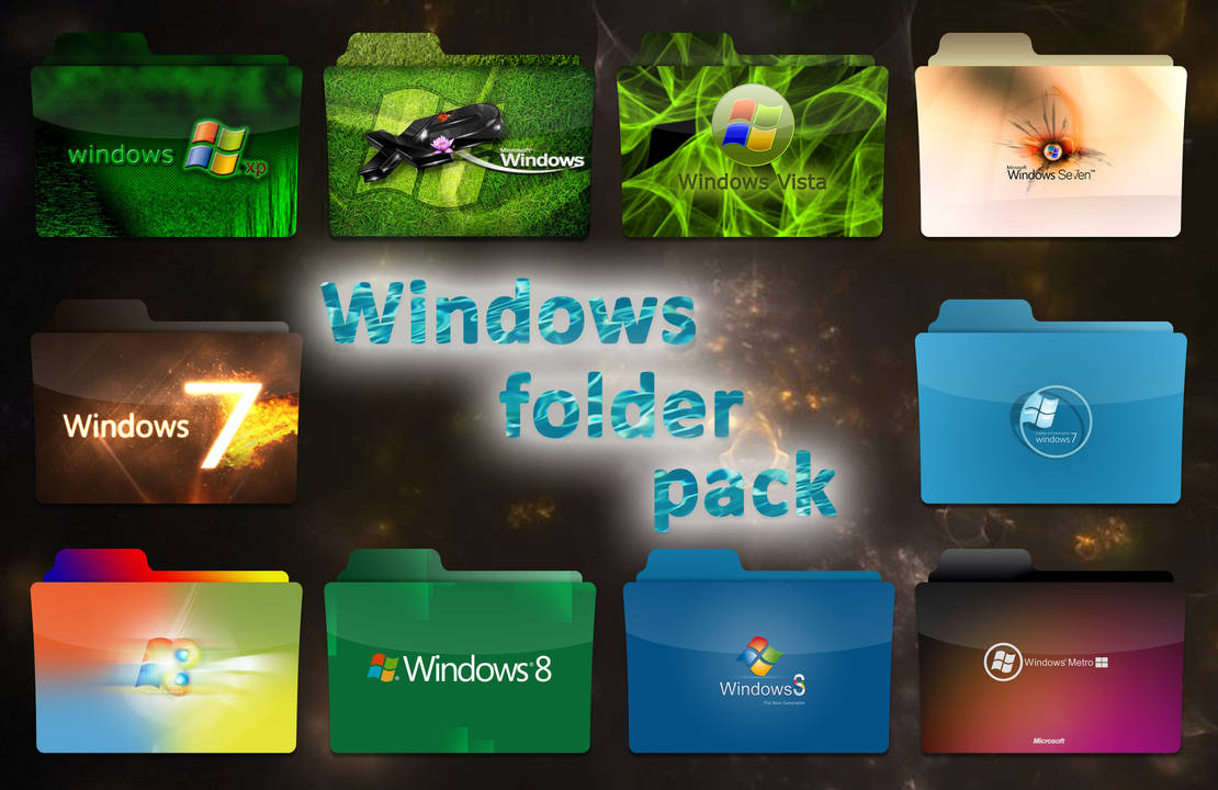 Windows folder pack by lewamora4ok on DeviantArt