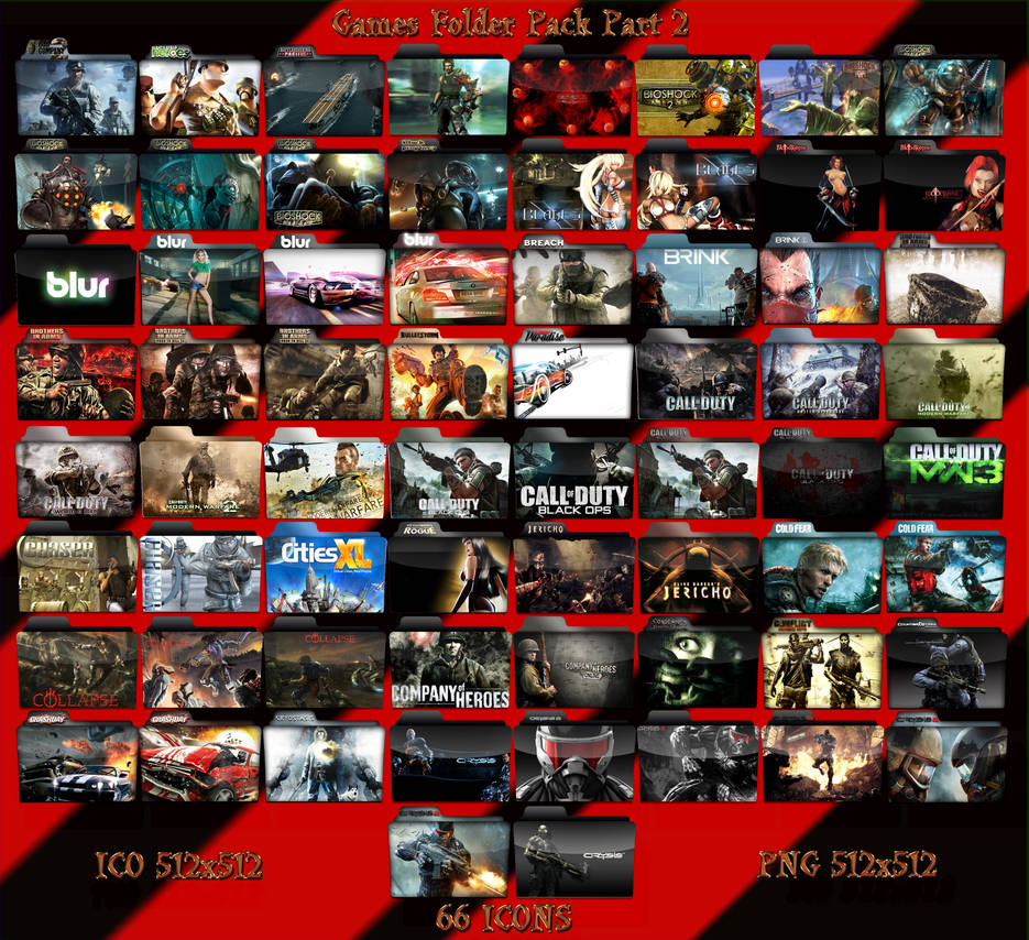 Games Folder Pack Part 2 by lewamora4ok on DeviantArt