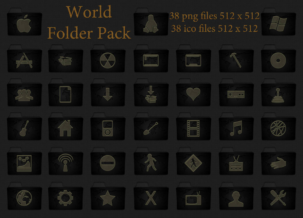 World Folder Pack by lewamora4ok on DeviantArt