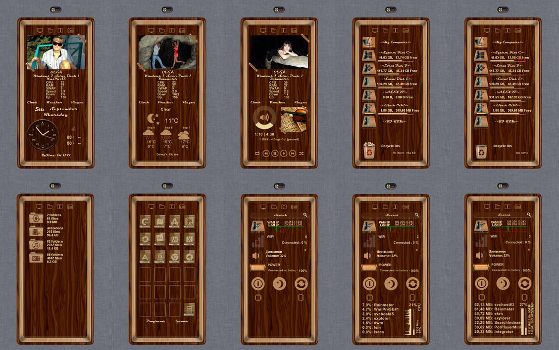 Docking Panel Wood v.2 by lewamora4ok on DeviantArt