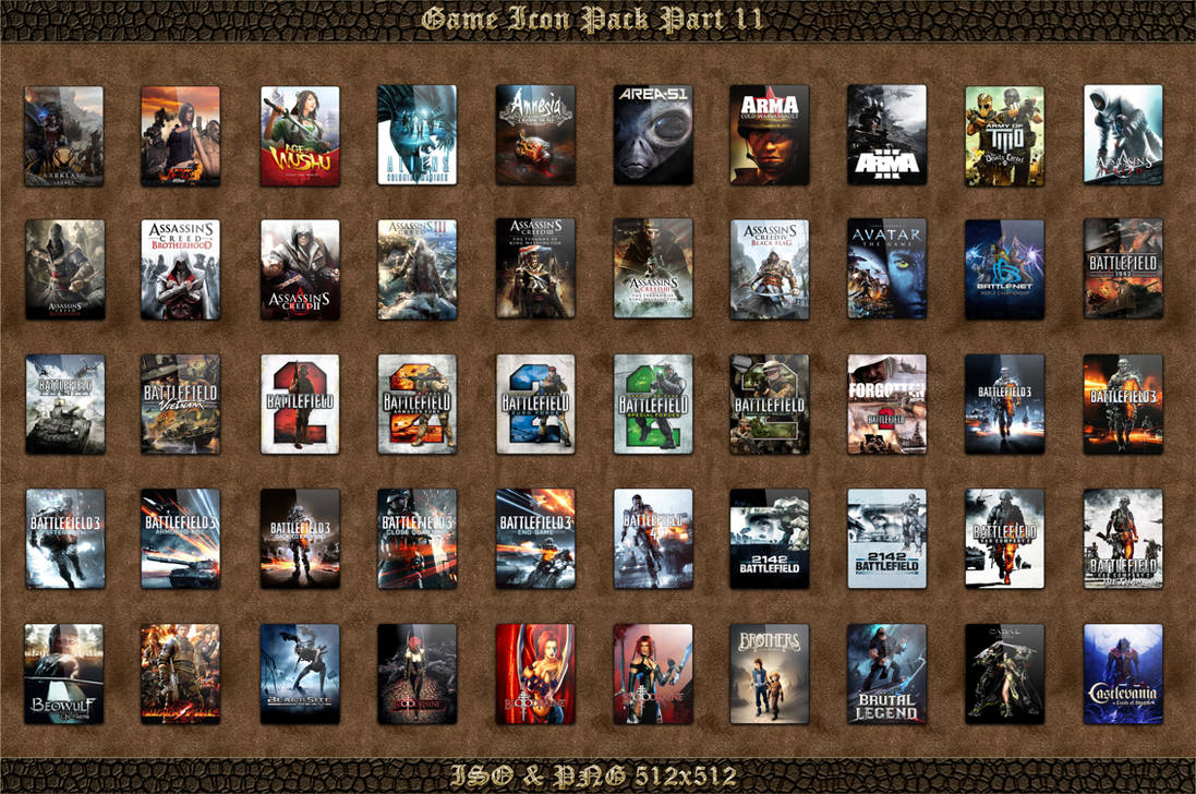 Game Icon Pack Part 11 by lewamora4ok on DeviantArt