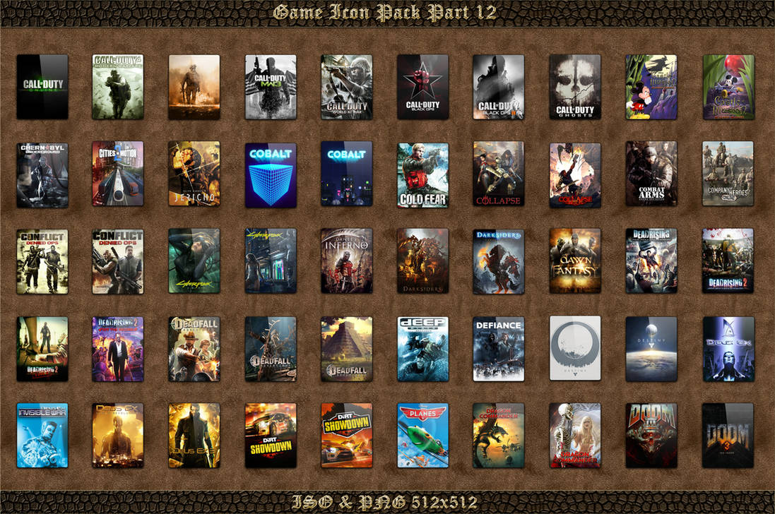 Game Icon Pack Part 12 by lewamora4ok on DeviantArt
