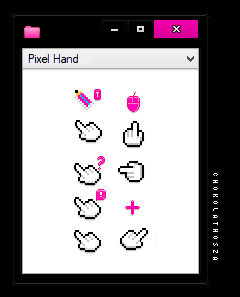 Pixel Hand by Chokolathosza on DeviantArt