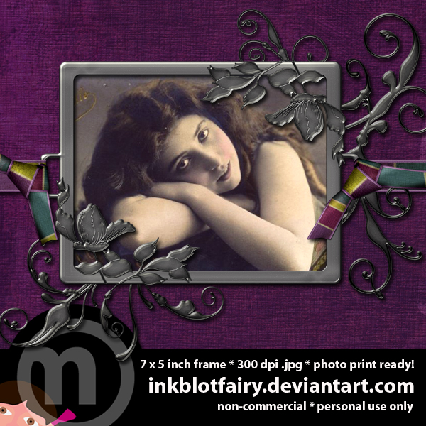 Pewter Frame by inkblotfairy on DeviantArt