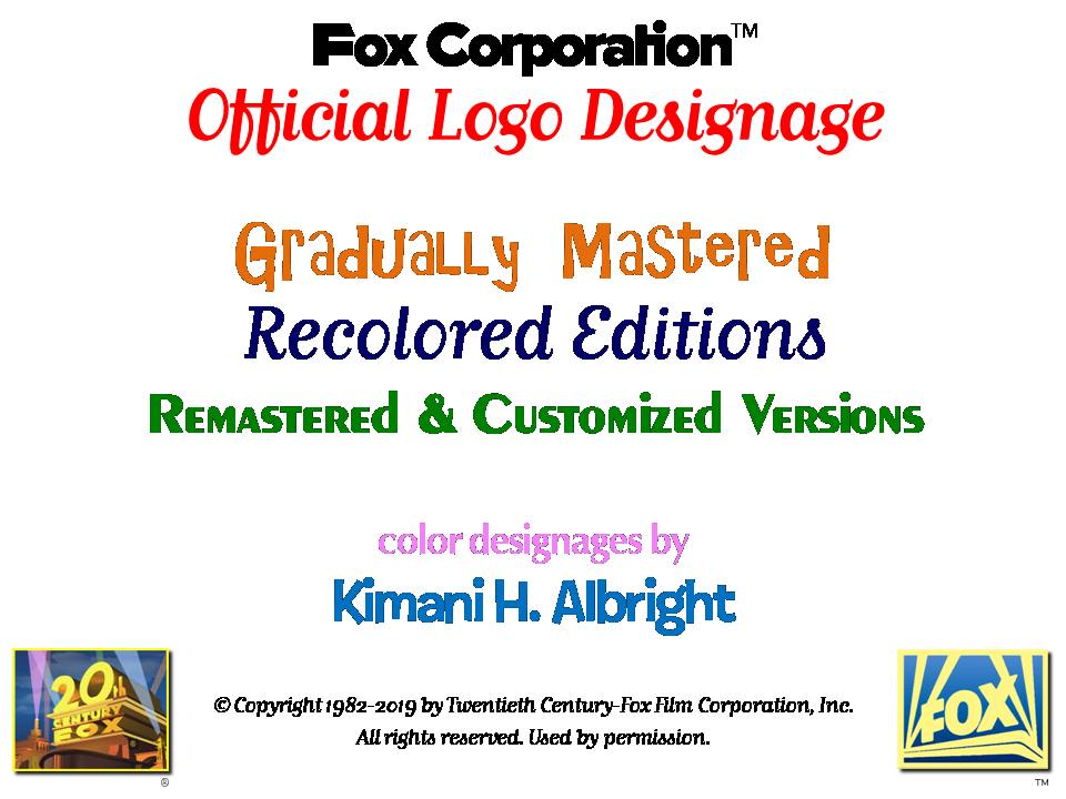 Official Logo Design-Collection - Fox Corporation by kalbright3275 on ...