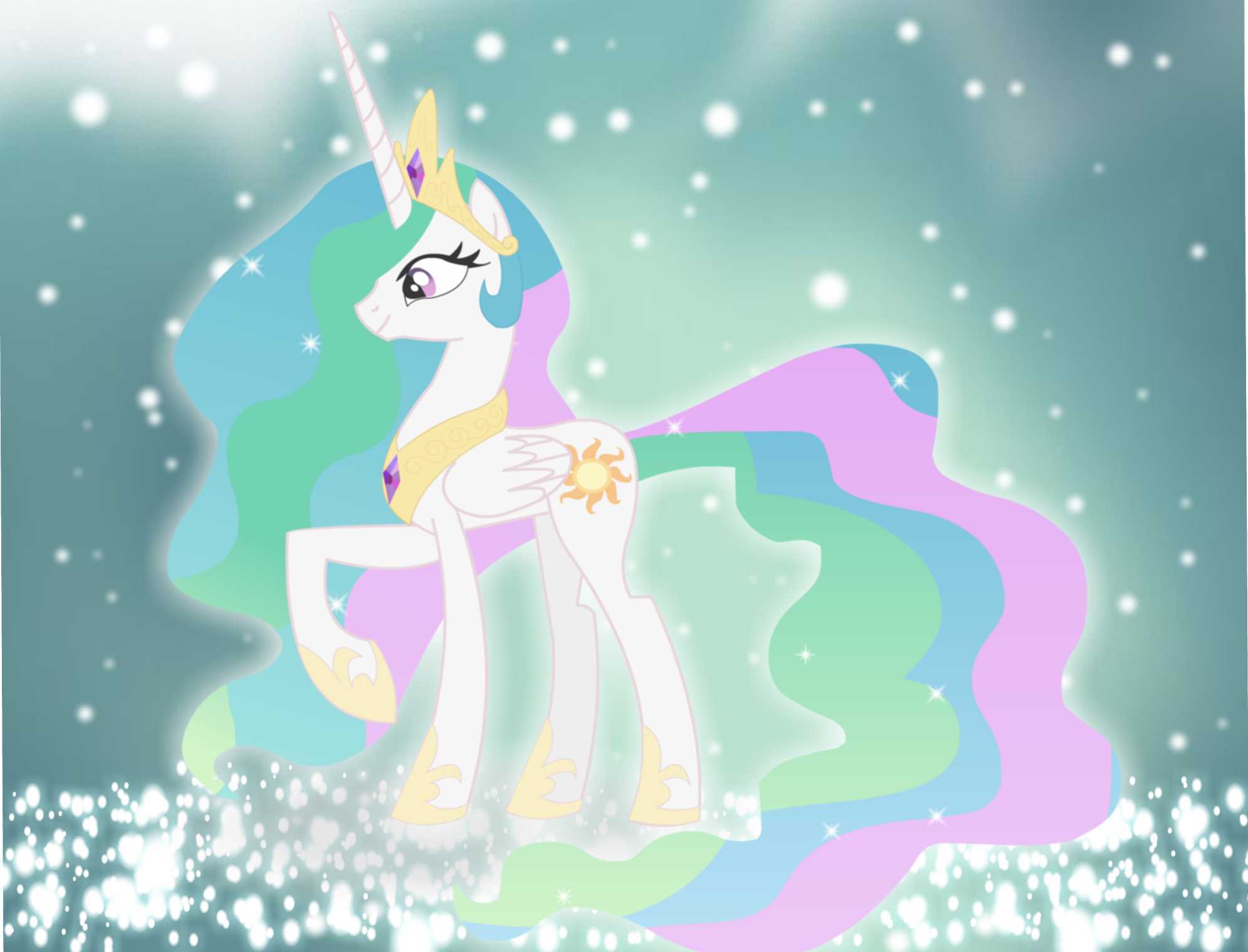 Princess Celestia (animation) by jucamovi1992 on DeviantArt