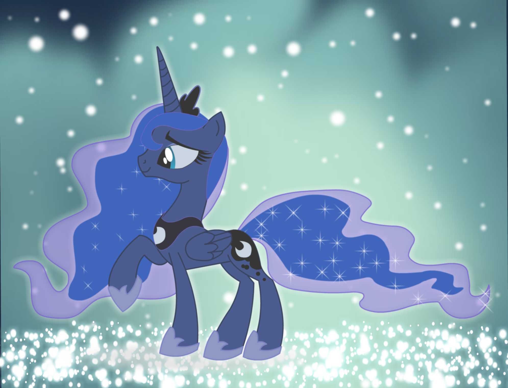 Princess Luna (animation) by jucamovi1992 on DeviantArt