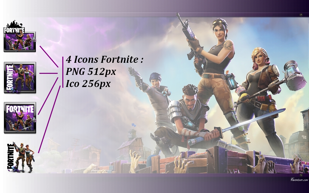 Fortnite icons PNG ICO by Favorisxp on DeviantArt