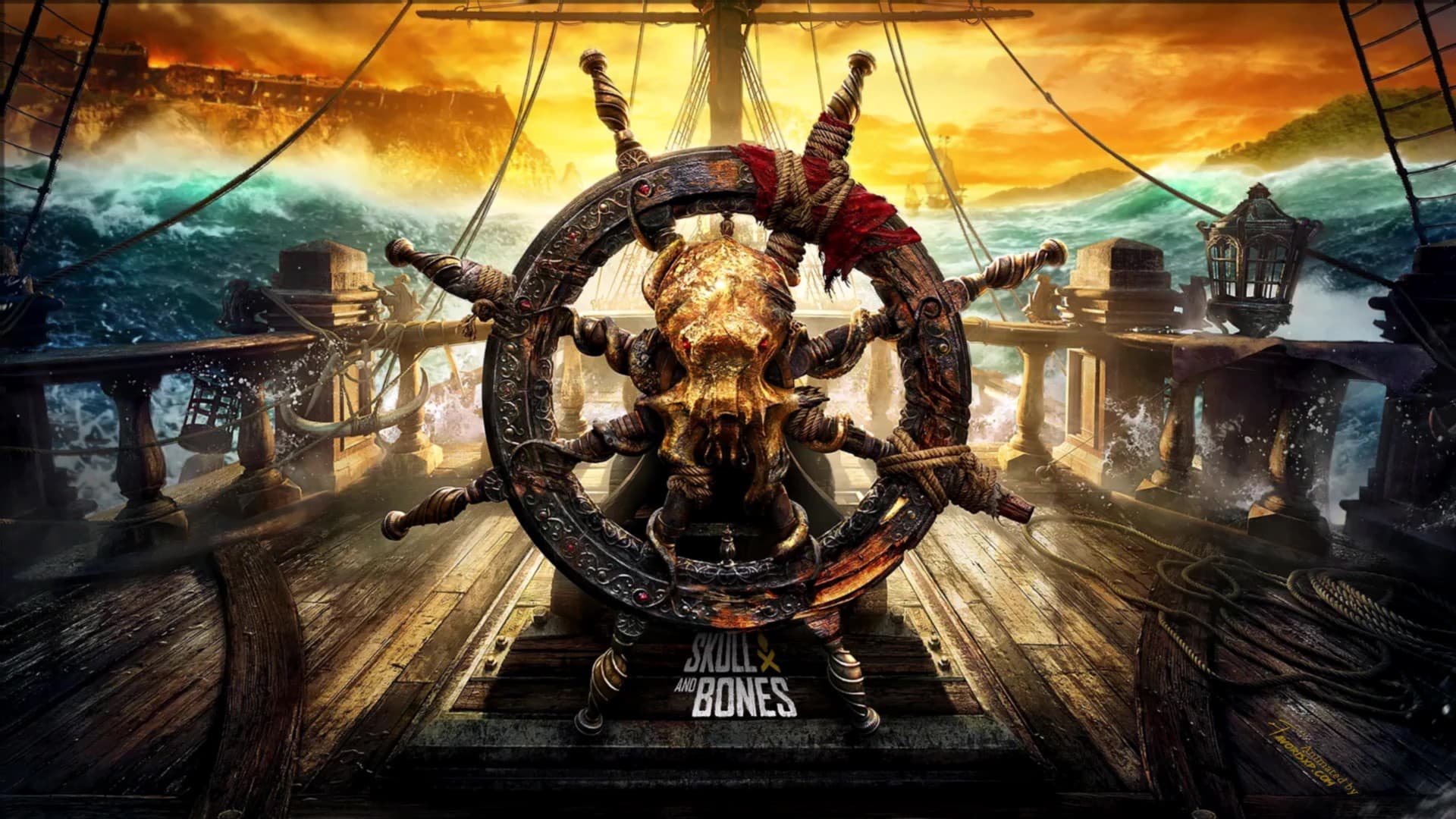 Skull and Bones Animated Wallpaper For PC. by Favorisxp on DeviantArt