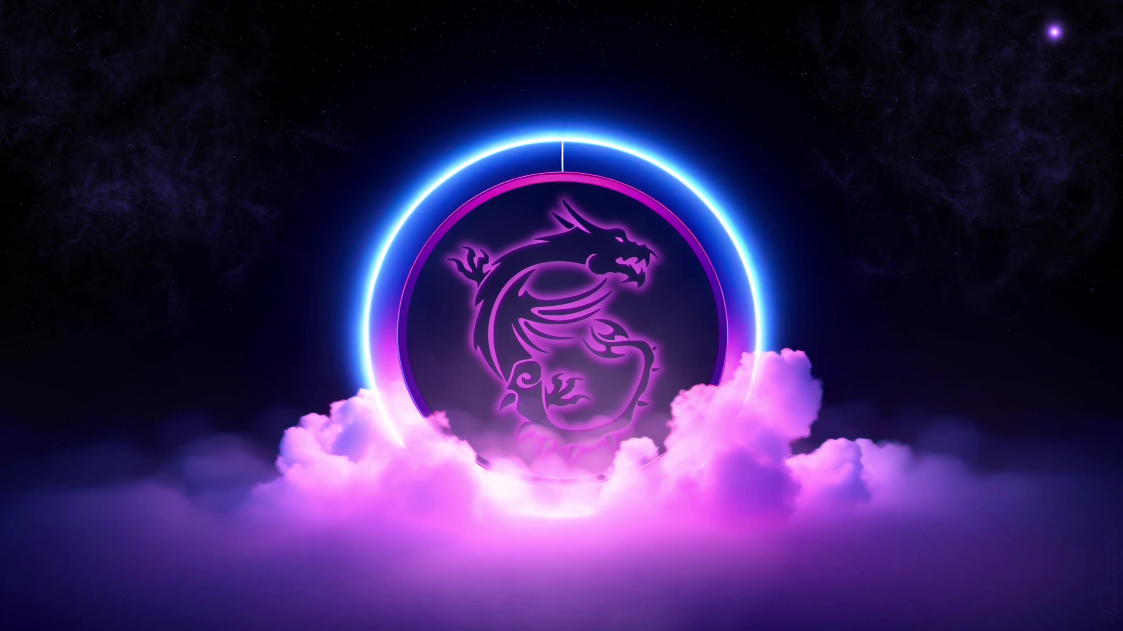 MSI Gaming Dragon Neon Animated Wallpaper by Favorisxp on DeviantArt