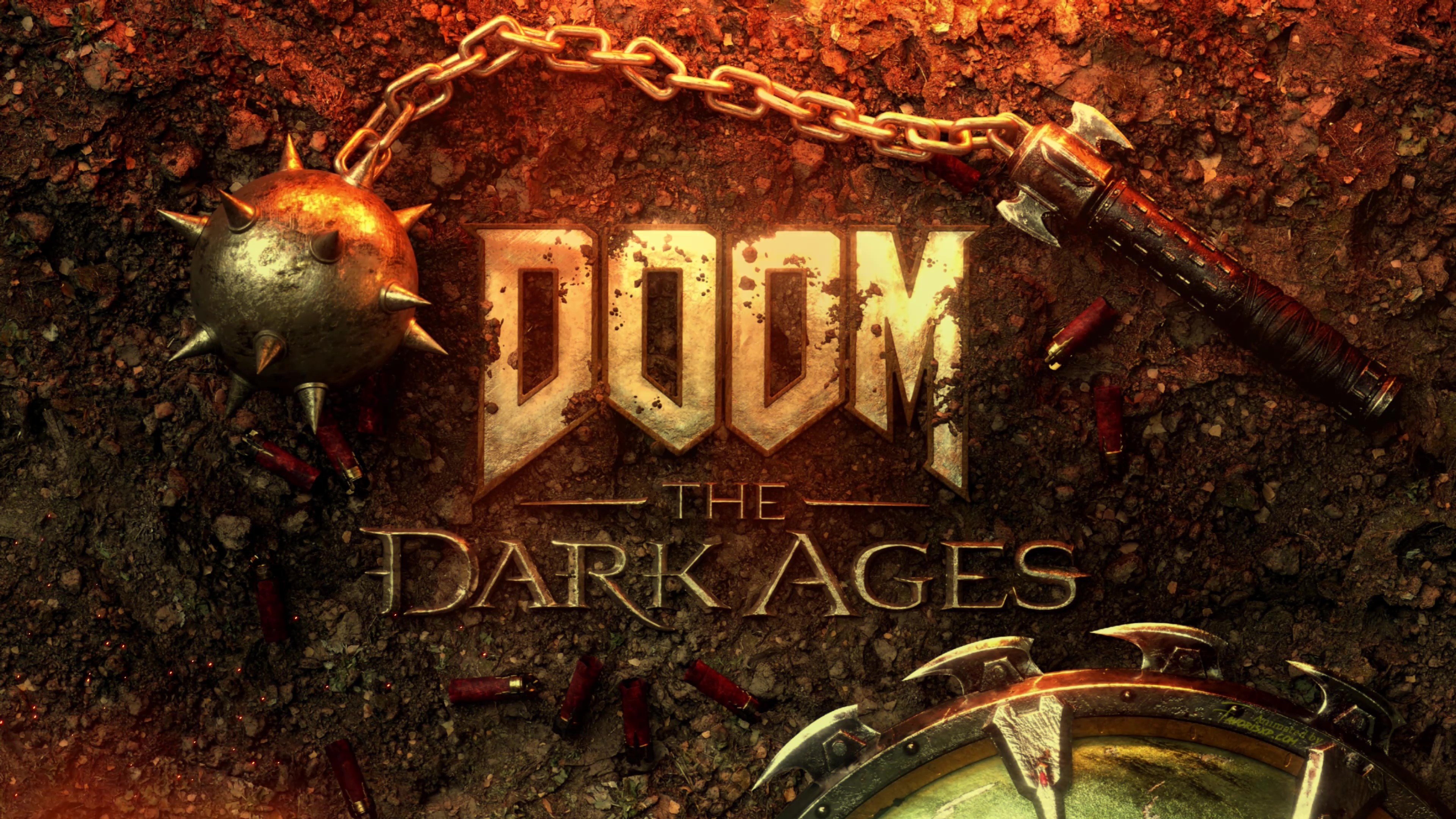 DOOM The Dark Ages Logo 4K Animated Wallpaper by Favorisxp on DeviantArt