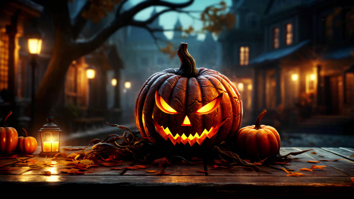 (Scary Pumpkin) Halloween Animated Wallpaper by Favorisxp on DeviantArt