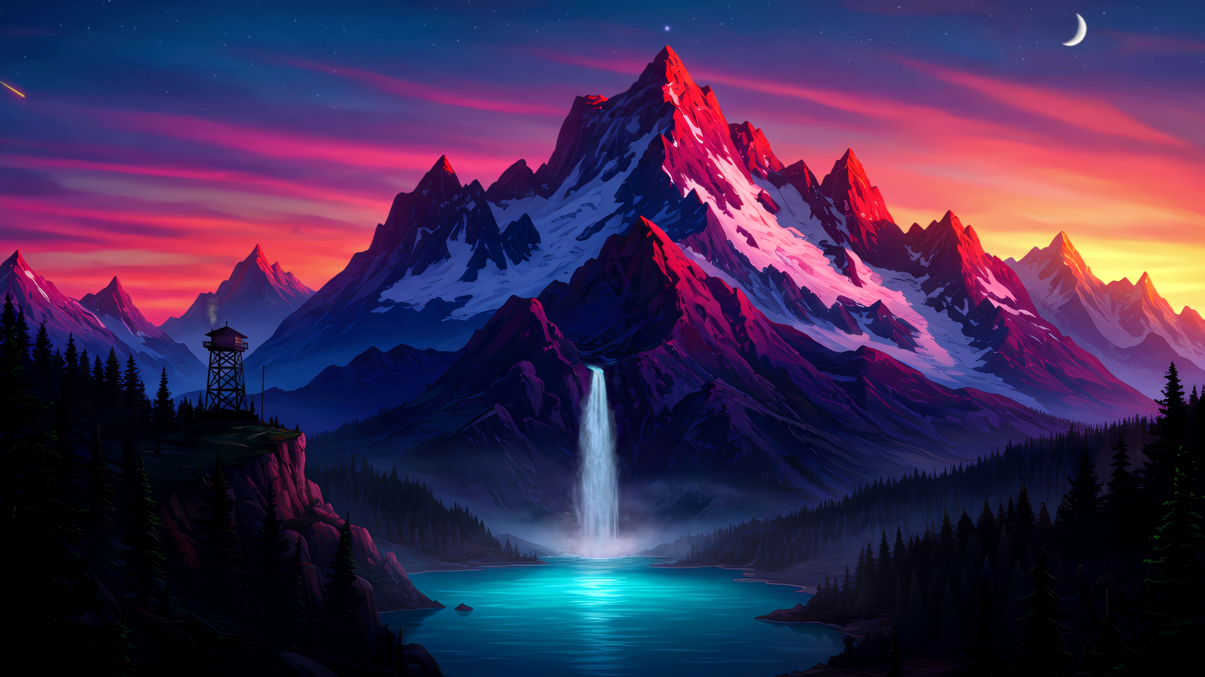 Firewatch Waterfall Animated Wallpaper by Favorisxp on DeviantArt