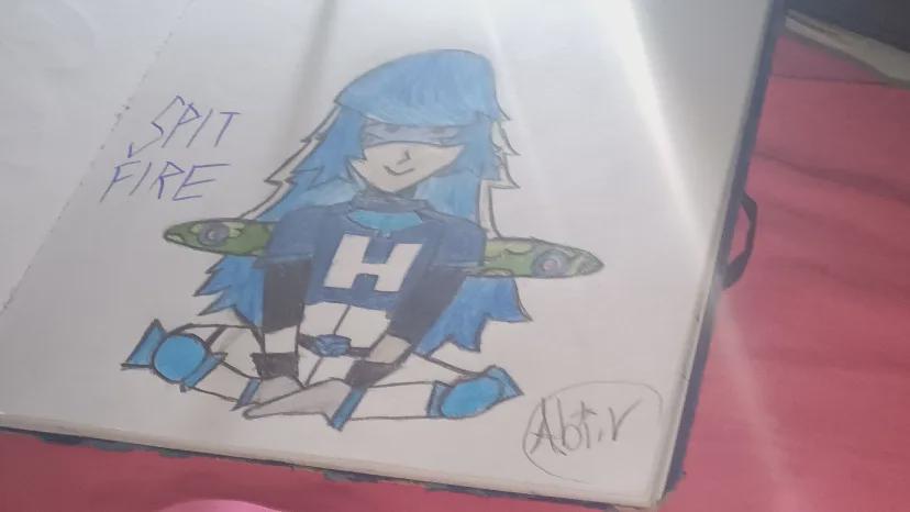 Spitfire! My Glitch Techs OC! [Requested Art] by NeinIchNails on DeviantArt
