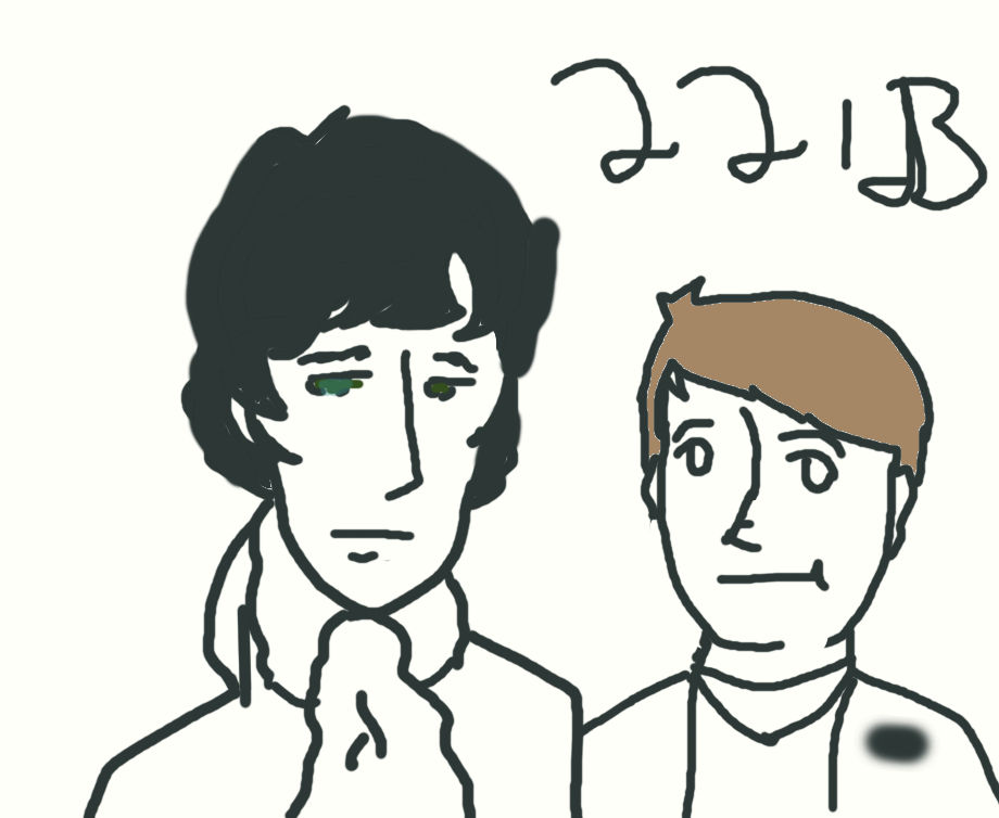 my derpy sherlock drawing... by The-beatles-rock on DeviantArt
