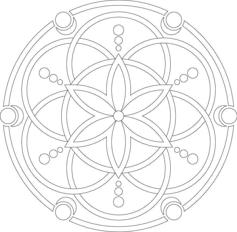 Mandala III by Saknika on DeviantArt
