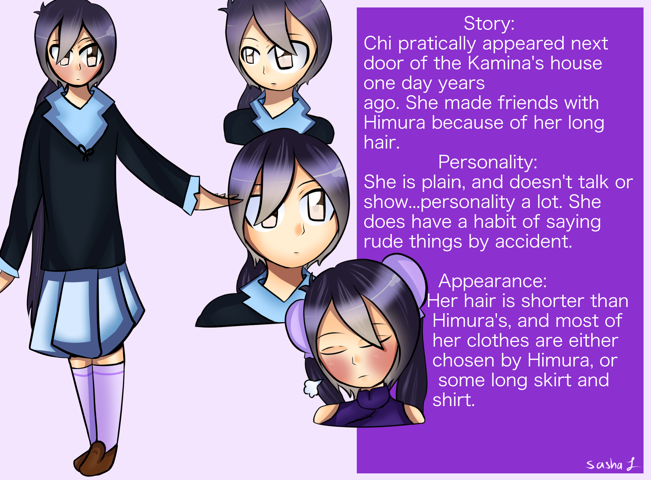 Tomoda Chi- Character Sheet by chocolategamer123 on DeviantArt