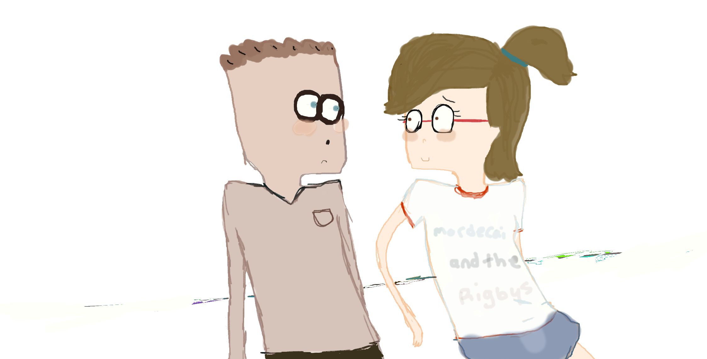 Rigby and Eileen by dessources on DeviantArt