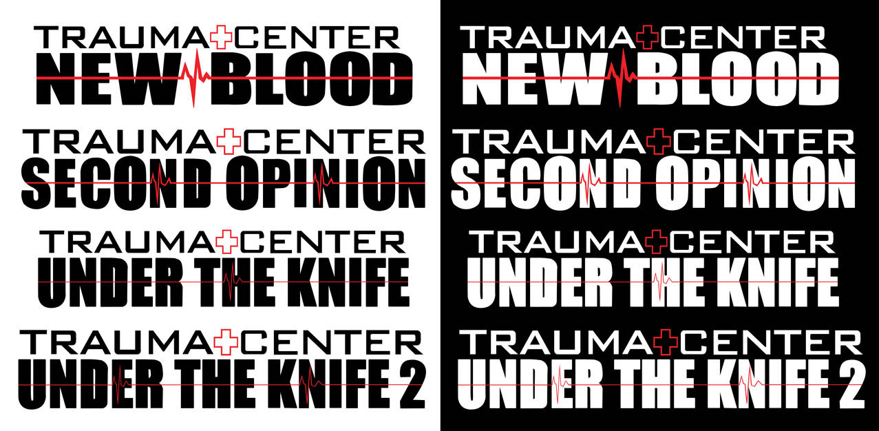 Trauma Center Series Logos by Aileen-Rose on DeviantArt