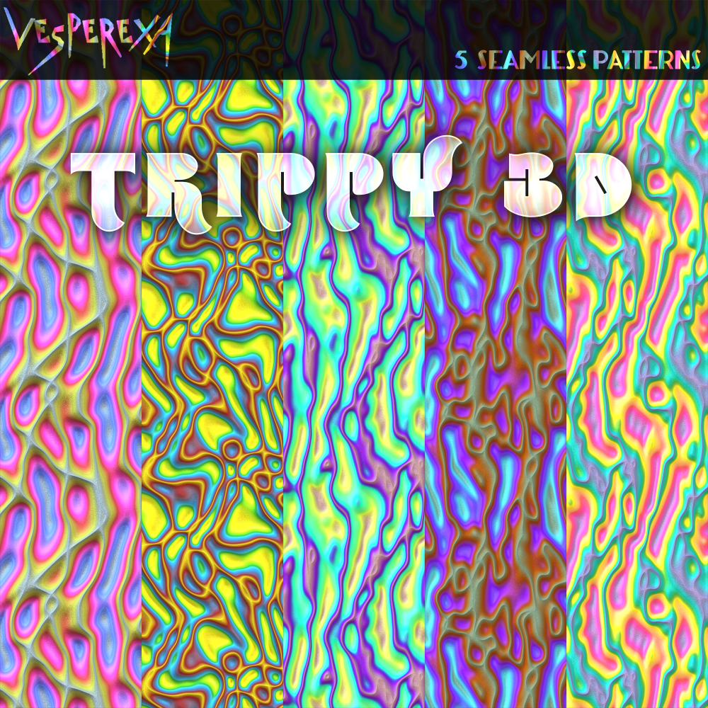Trippy 3D Patterns by Vesperexa on DeviantArt