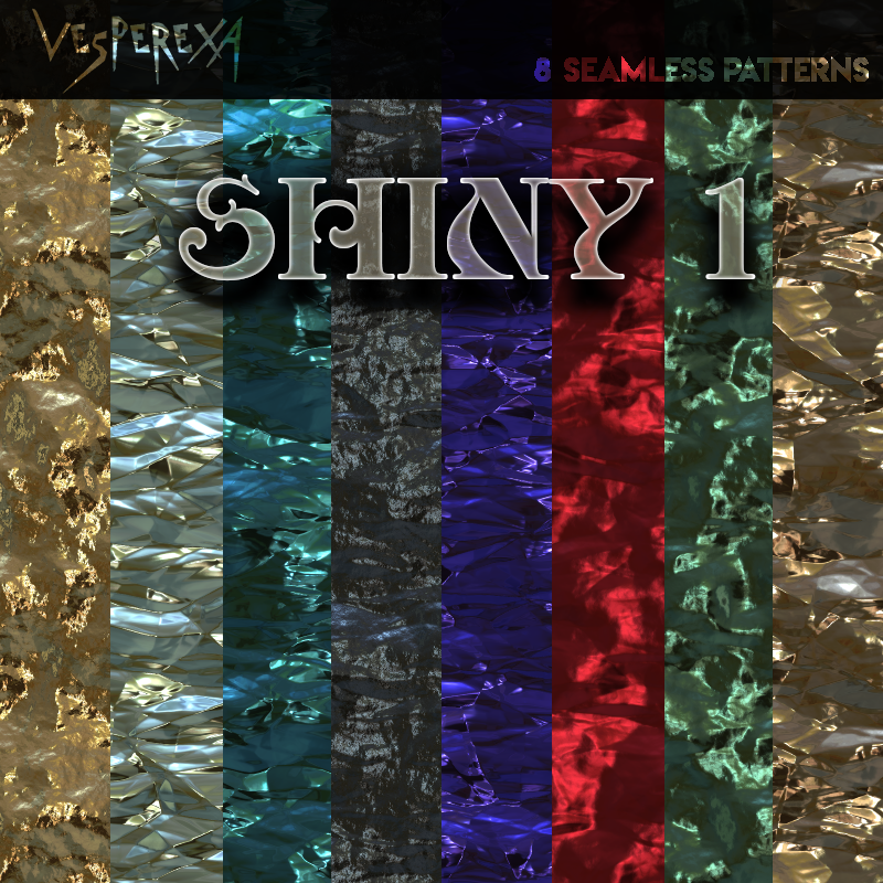 Shiny Seamless Textures Pack 1 by Vesperexa on DeviantArt
