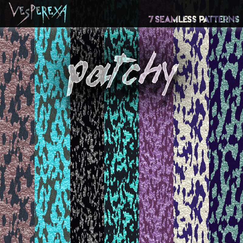 Patchy Seamless Patterns by Vesperexa by Vesperexa on DeviantArt