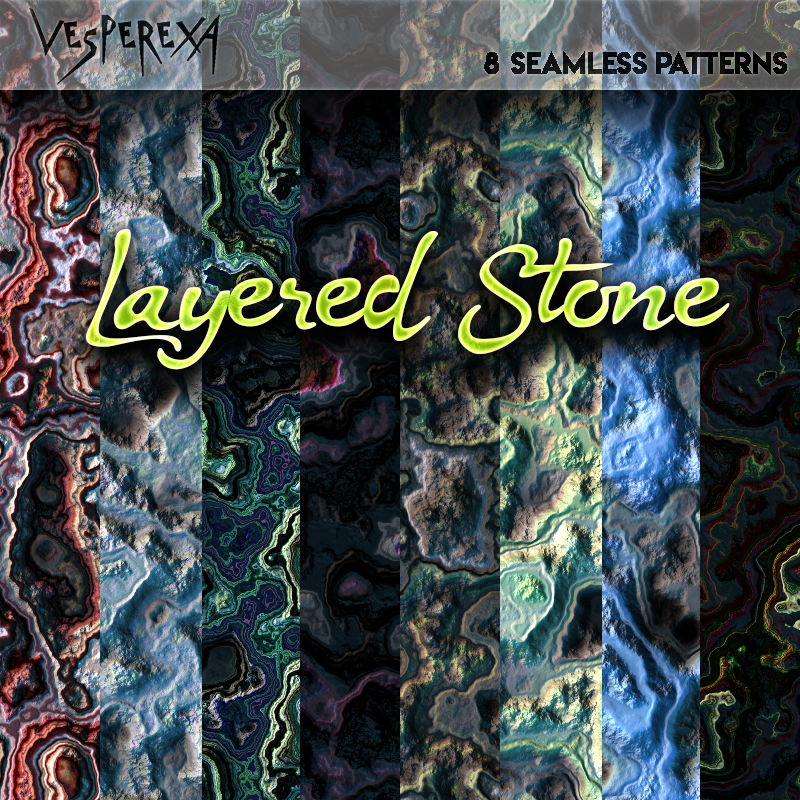Layered Stone Patterns by Vesperexa on DeviantArt