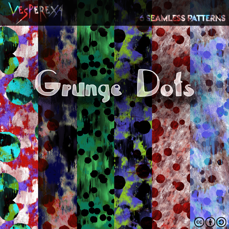 Grunge Dots Patterns by Vesperexa on DeviantArt