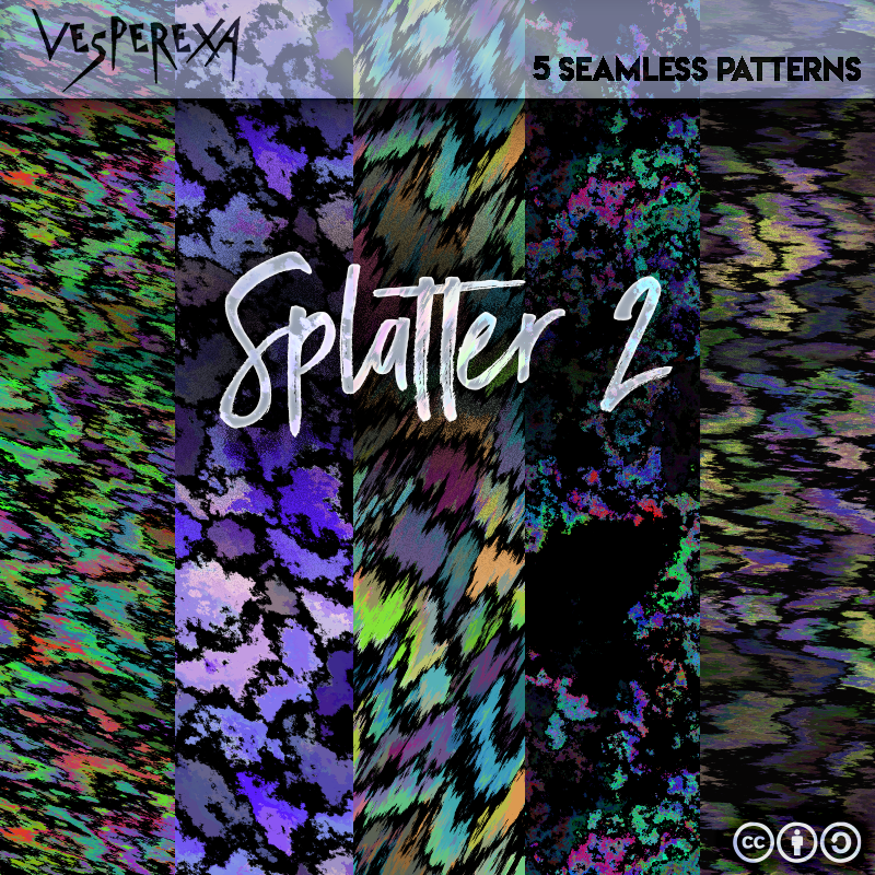 Splatter Patterns 2 by Vesperexa by Vesperexa on DeviantArt