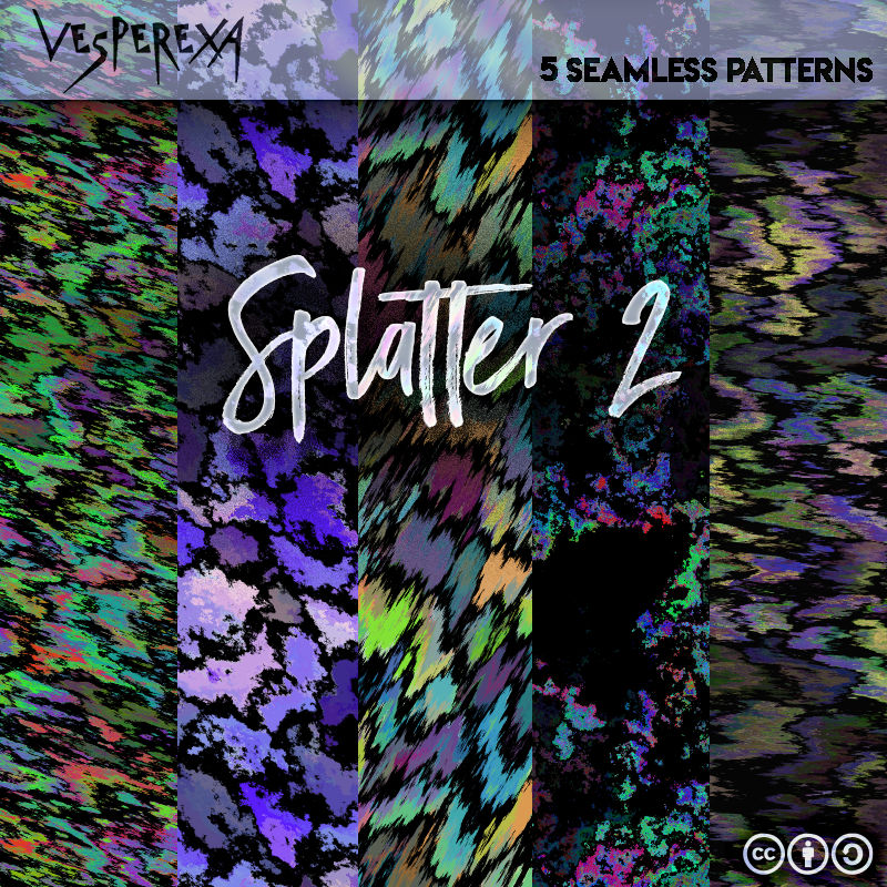 Splatter Patterns 2 by Vesperexa by Vesperexa on DeviantArt