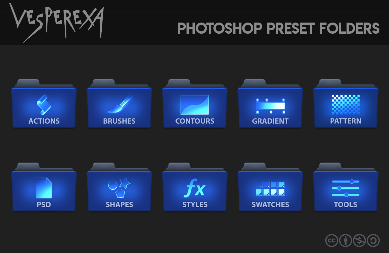 Photoshop Preset Folders by Vesperexa on DeviantArt