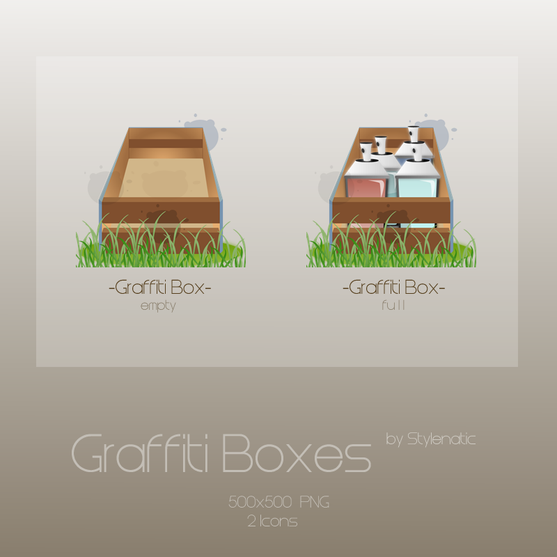 Graffiti Boxes by Stylenatic on DeviantArt