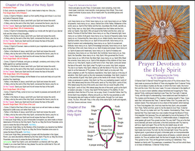 Prayer Devotion to the Holy Spirit by AuroraSwirls on DeviantArt