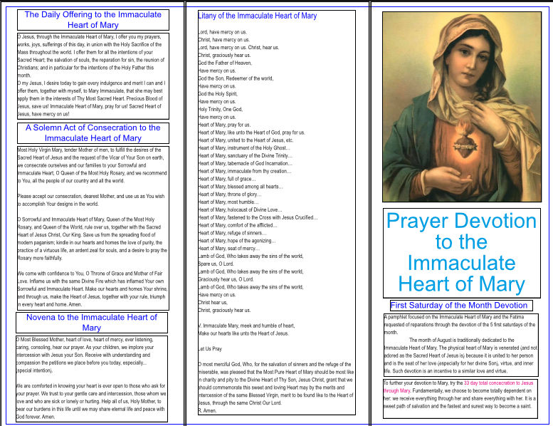 Prayer Devotion to the Immaculate Heart of Mary by AuroraSwirls on ...