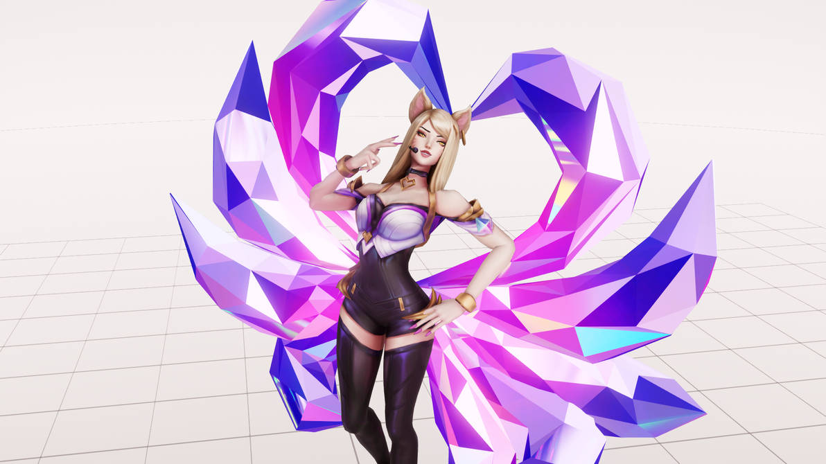 Mmdxlol Asu Rework Kda Ahri Model Dl By Sfinaa On Deviantart